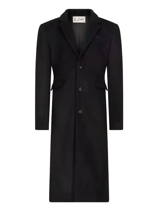 LUDOVIC DE SAINT SERNIN Buttoned Coat - Black