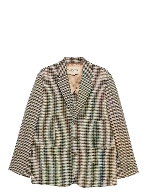 Valentino Garavani Check Blazer - Neutrals