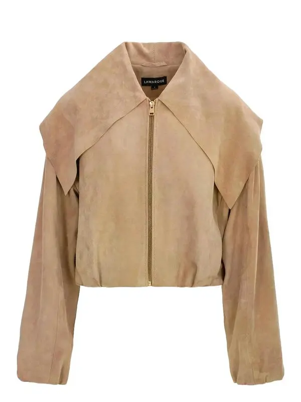 LAMARQUE Oversized Anita Jacket - Neutrals