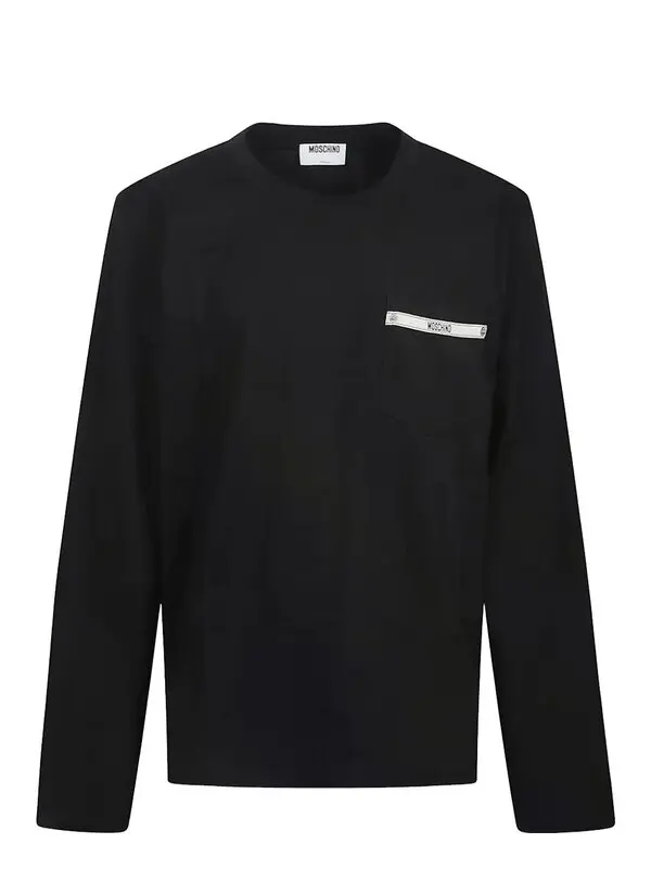 Moschino Pocket Long-sleeve T-shirt - Black