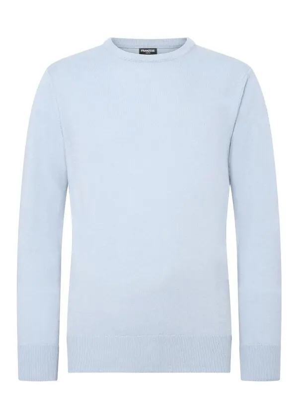 FRANZESE COLLECTION Cashmere Pullover - Clear Blue
