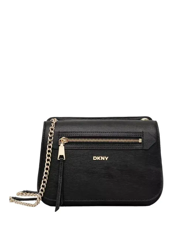 Dkny Bryant Zip Chain Cross Body Bag - Black