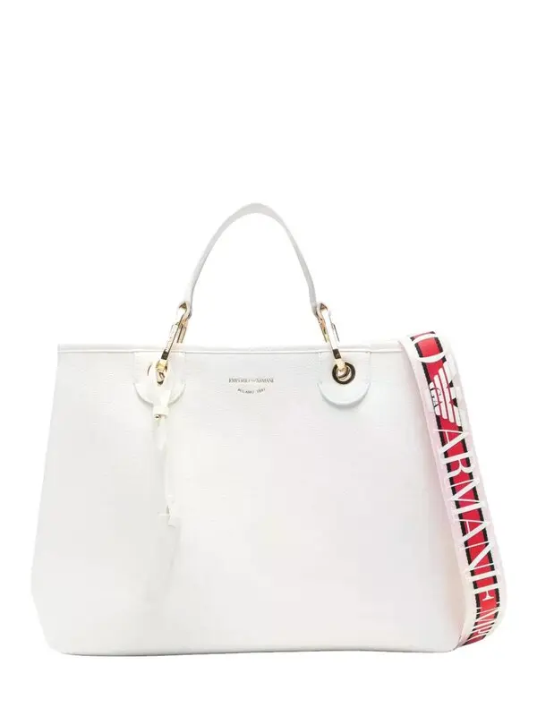 Emporio Armani Top-handle Tote Bag - White