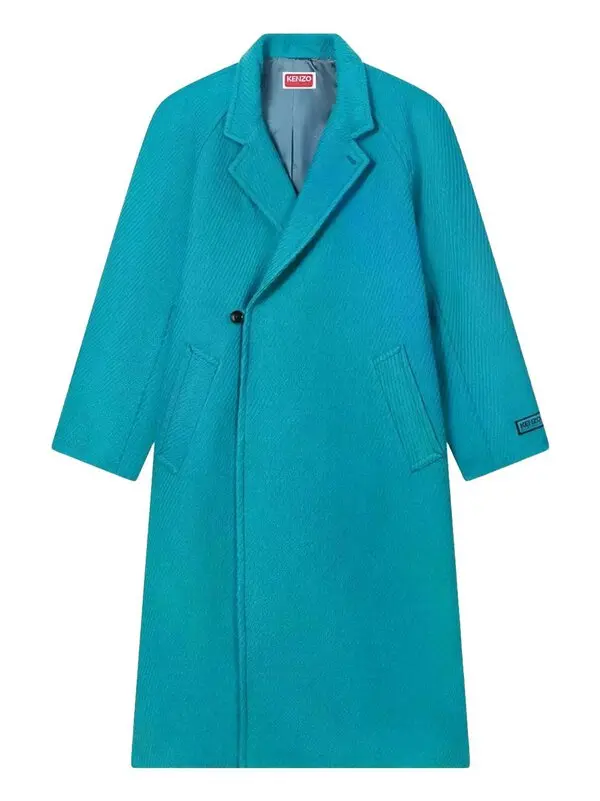 Kenzo Wrap Coat - Blue
