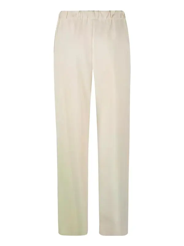 Fabiana Filippi Elasticated Straight Leg Trousers - Neutrals