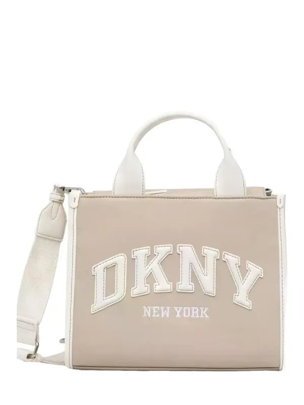 Dkny Hadlee Logo-detail Top-handle Tote Bag - Neutrals