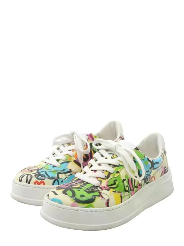 Gucci 2000s Interlocking G Leather Sneakers - Neutrals
