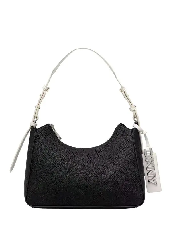 Dkny Grained Shoulder Bag - Black