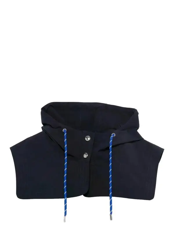 Maje Drawstring Hood - Blue