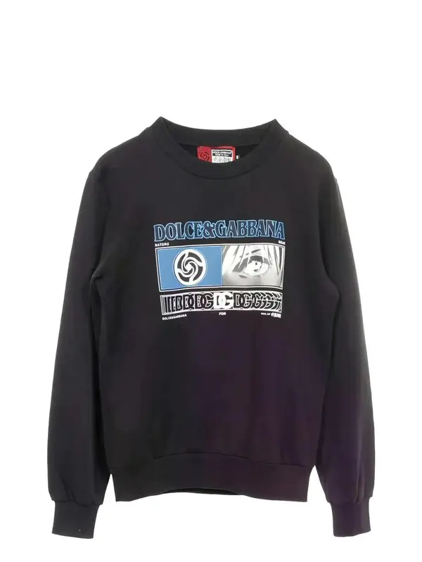 Dolce & Gabbana X Jujutsu Kaisen Printed Sweatshirt - Black