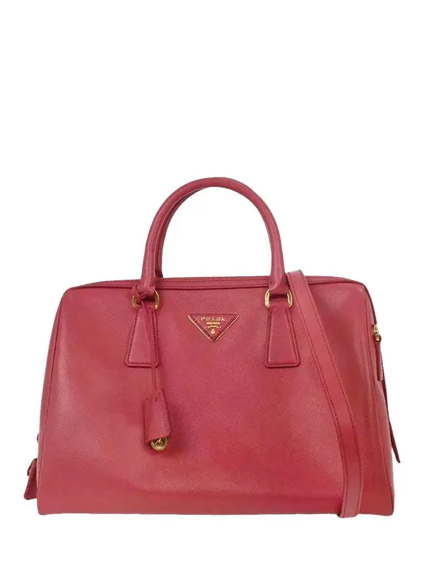 Prada 2010s Leather Tote Bag - Pink