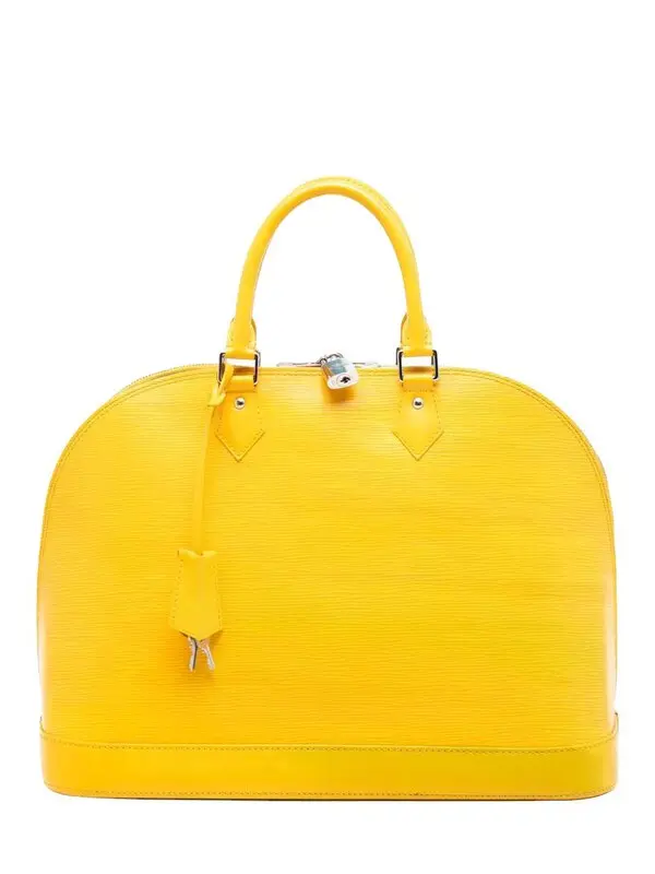 LOUIS VUITTON Epi Alma Gm Handbag - Yellow