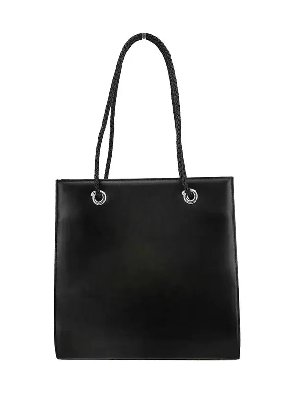 Celine 1990-2000s Panthere Leather Tote Bag - Black