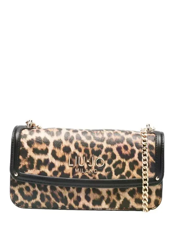 Liu Jo Animal-print Chain Satchel - Brown