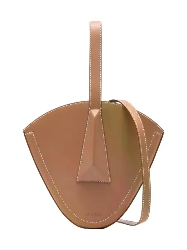 DI GAIA La Tête Leather Tote Bag - Brown