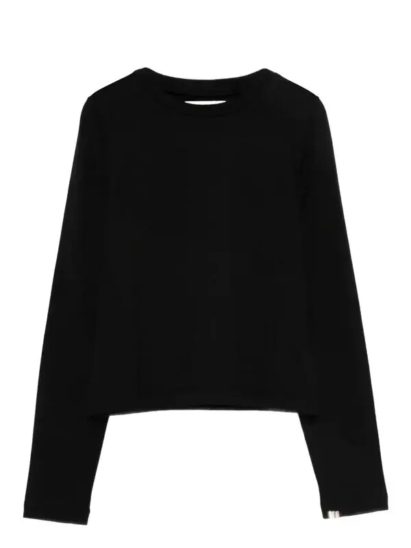 EXTREME CASHMERE X Lisa Long Sleeve Top - Black