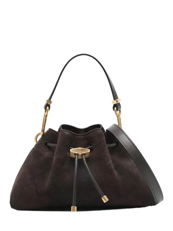 JIMMY CHOO Small Drawstring Tote - Brown