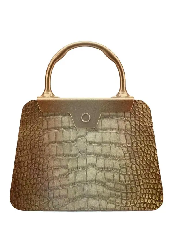 Jeffrey Levinson Andie Croc-effect Tote - Brown