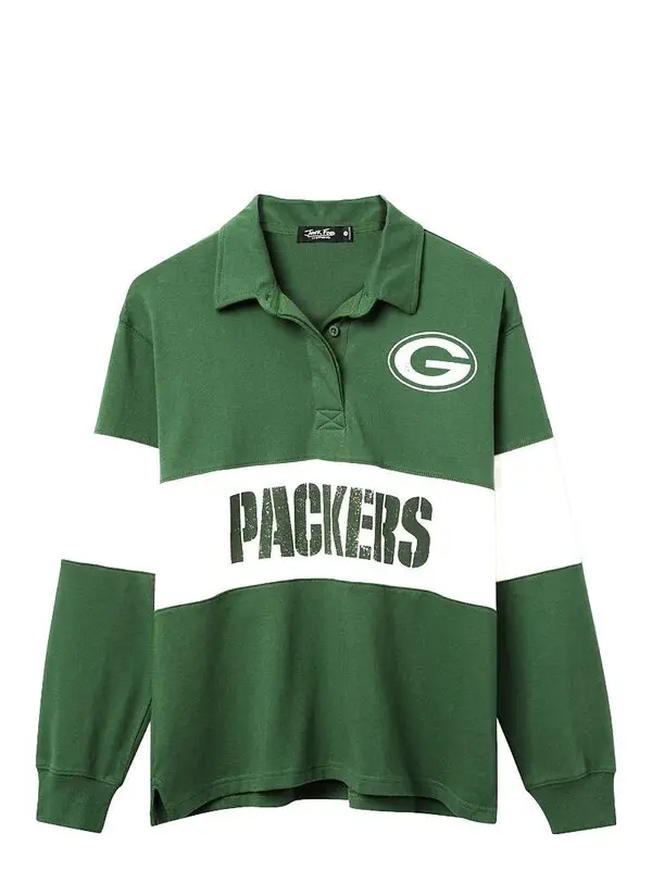Junk Food Clothing Nfl Green Bay Packers Rugby Long Sleeve - Hunter