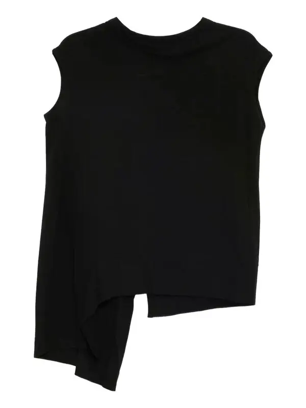 Yohji Yamamoto Cotton Vest - Black