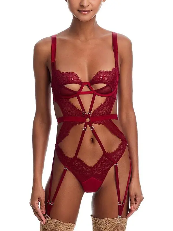 THISTLE AND SPIRE Minna Bodysuit - Ruby