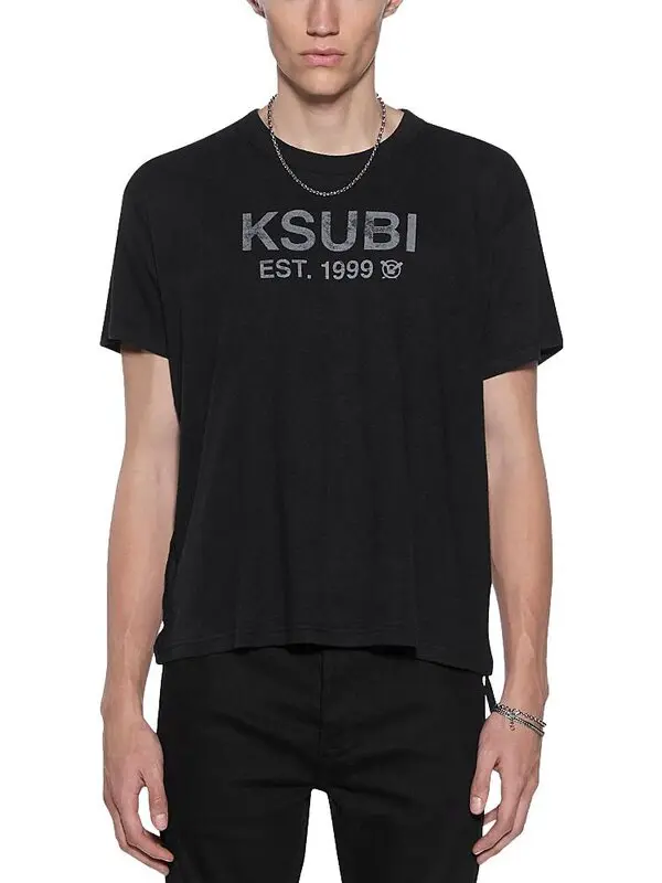 Ksubi Slub Logo T-shirt - Black