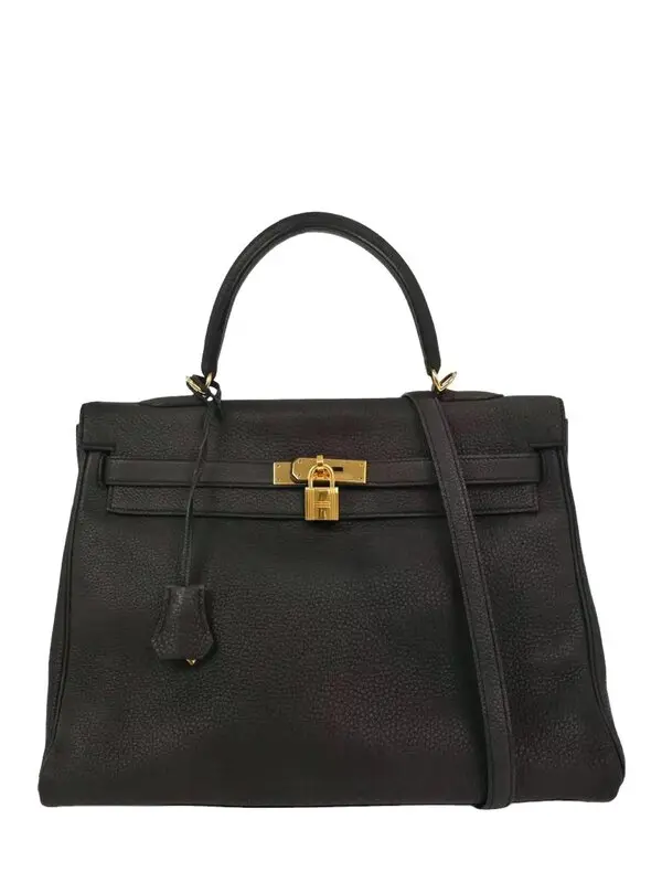 Hermès 2016 35 Kelly Handbag - Black