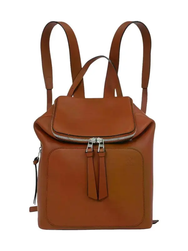 Loewe Goya Leather Backpack - Brown