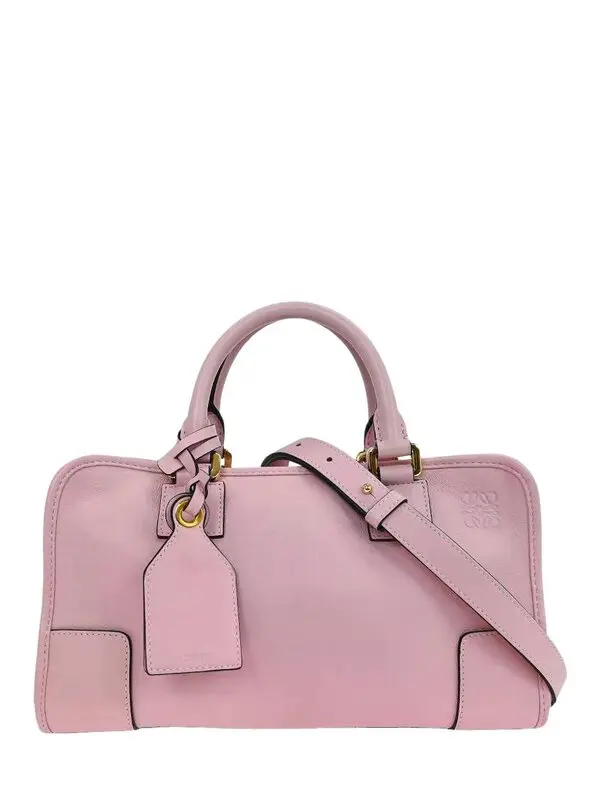 Loewe 2015 Amazona 28 Leather Handbag - Pink