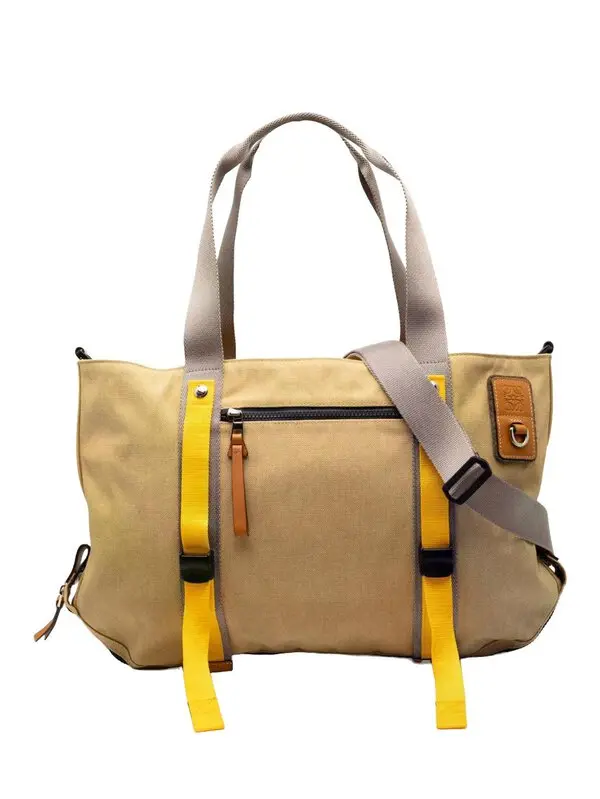 Loewe Canvas Eye Nature Tote Satchel - Neutrals