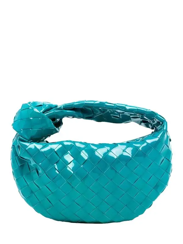 Bottega Veneta Mini Intrecciato Jodie Hobo Bag - Blue