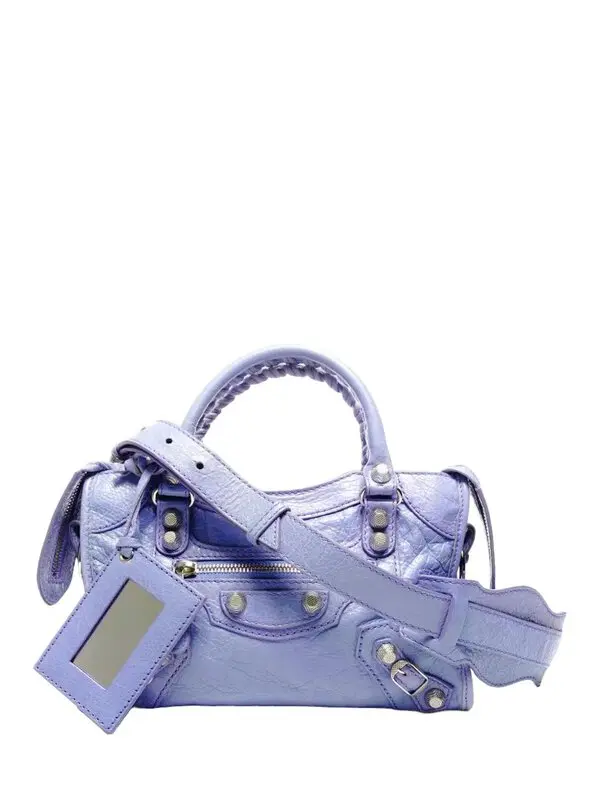 Balenciaga 2010-2025 Giant City 2way Bag - Purple