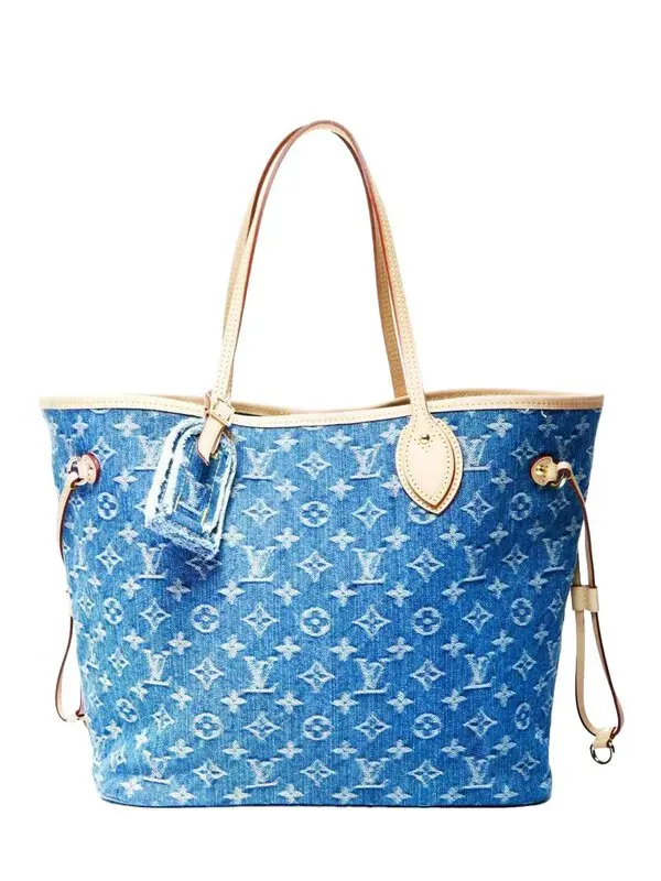LOUIS VUITTON Neverfull Mm Tote Bag - Blue