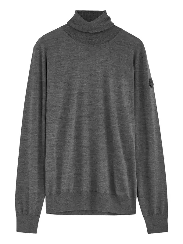 Moncler Roll-neck Sweater - Grey