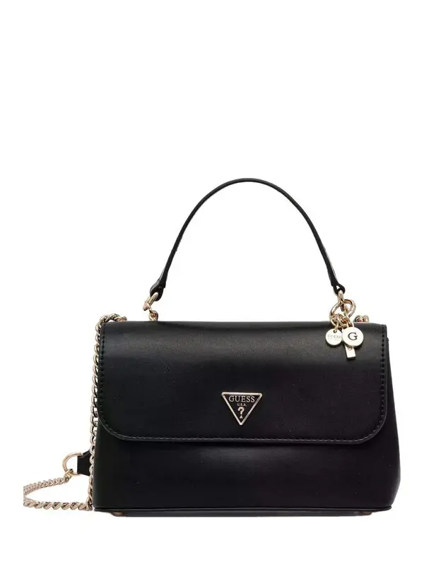 Guess Daryna Shoulder Bag With Chain Strap - Black
