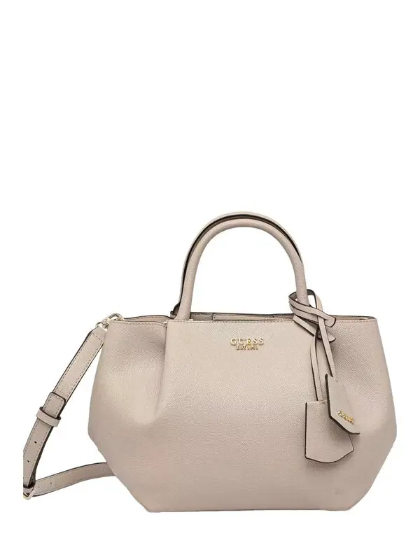 Guess Amorette Logo-lettering Tote Bag - Neutrals