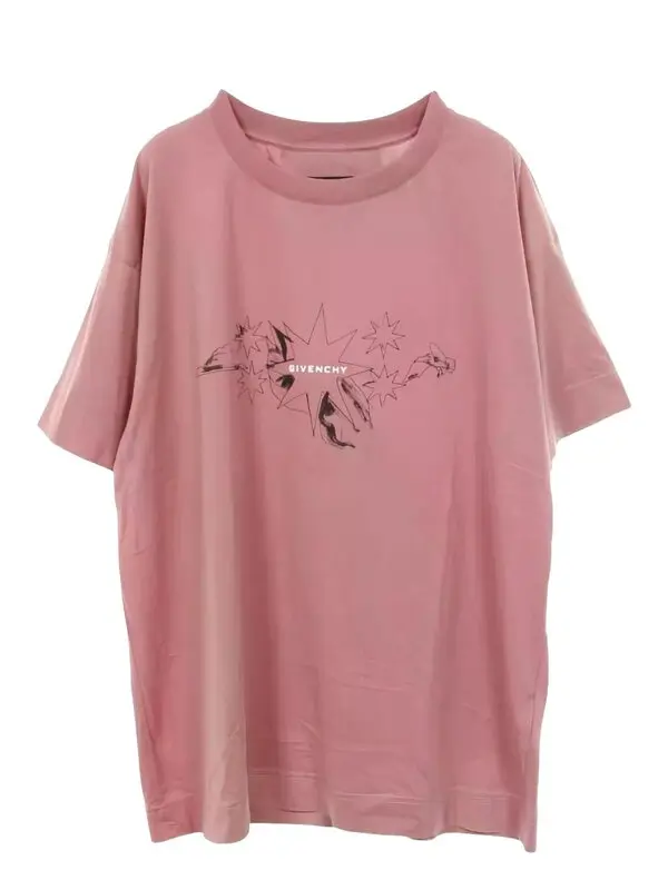 Givenchy 10s Graphic-print T-shirt - Pink