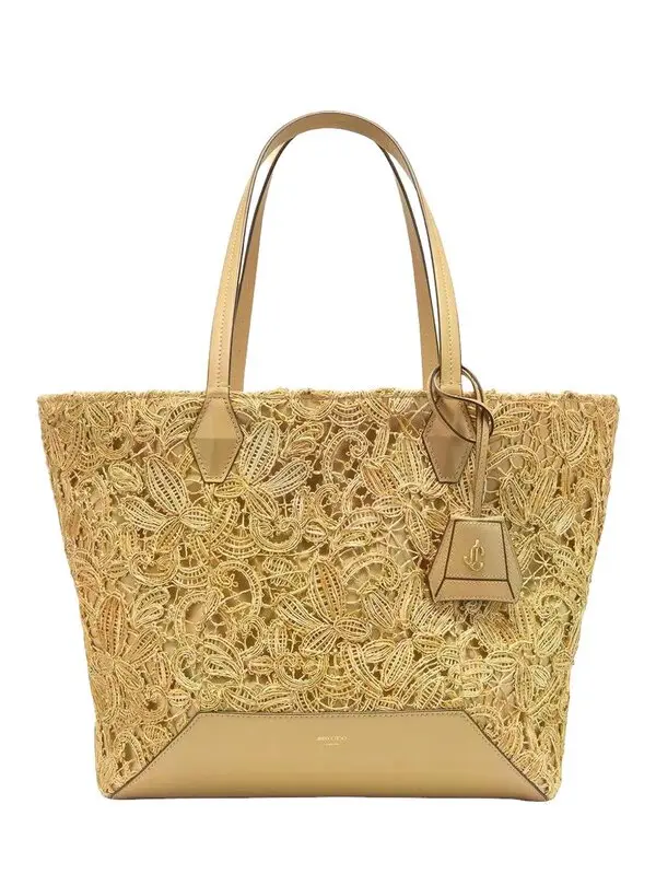 JIMMY CHOO Large Diamond Tote Bag - Neutrals