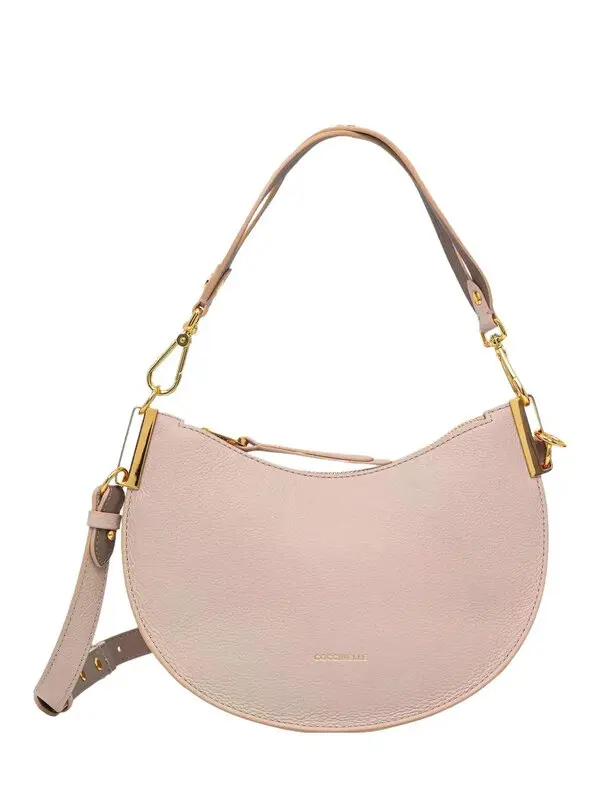 COCCINELLE Small Sunup Half-moon Satchel - Neutrals