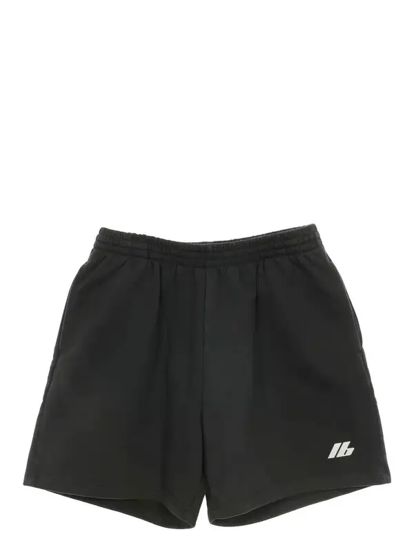 Balenciaga Elasticated-waistband Shorts - Black
