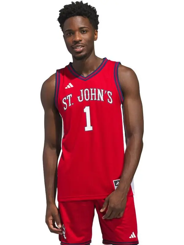 Adidas St. John's Red Storm Swingman Jersey - Team Power Red / White