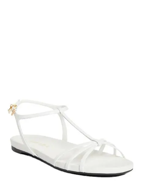 OPEN EDIT Cage Strap Sandal - White