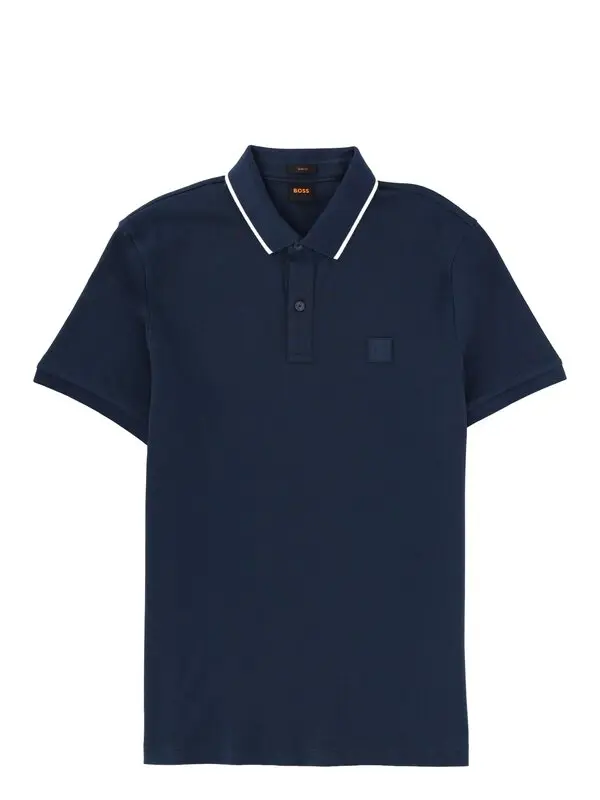BOSS Polo With Logo - Blue