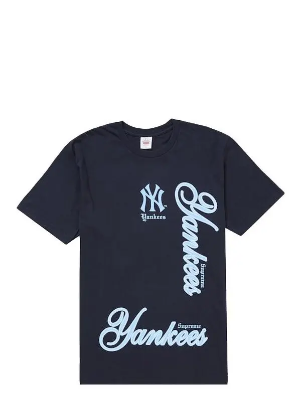 Supreme Mlb Teams Ny Tee Shirt - Navy Blue