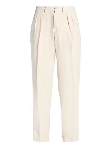 Boglioli Linen Tailored Pants - Beige