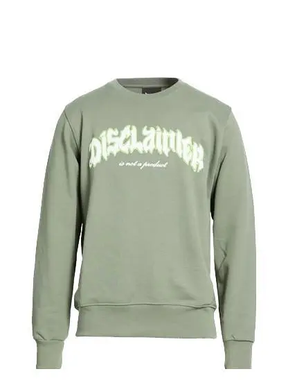 DISCLAIMER Long Sleeve Cotton Sweatshirt - Sage Green