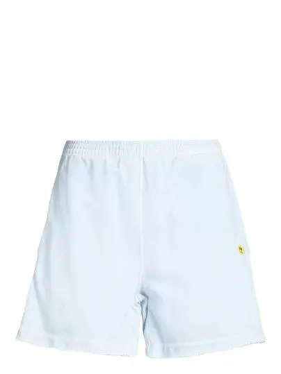 BARROW Cotton French Terry Athletic Shorts - Blue