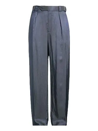 Giorgio Armani Tailored Geometric-print Pants - Navy