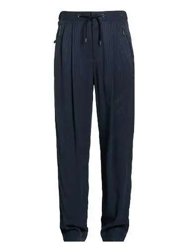 Giorgio Armani Jacquard Drawstring Tapered Trousers - Navy