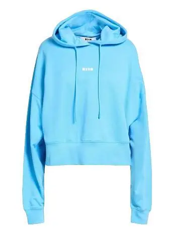MSGM Cotton French Terry Sweatshirt - Blue